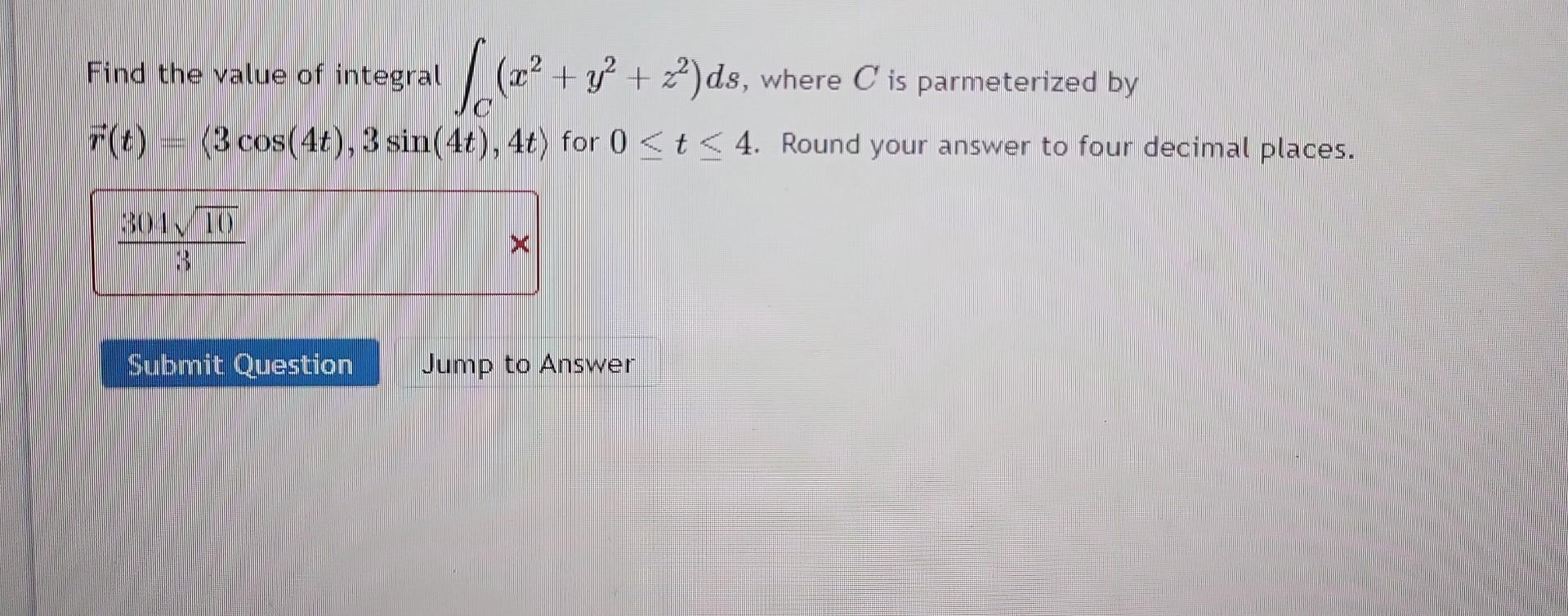 Solved Find the value of integral ∫C(x2+y2+z2)ds, where C is | Chegg.com