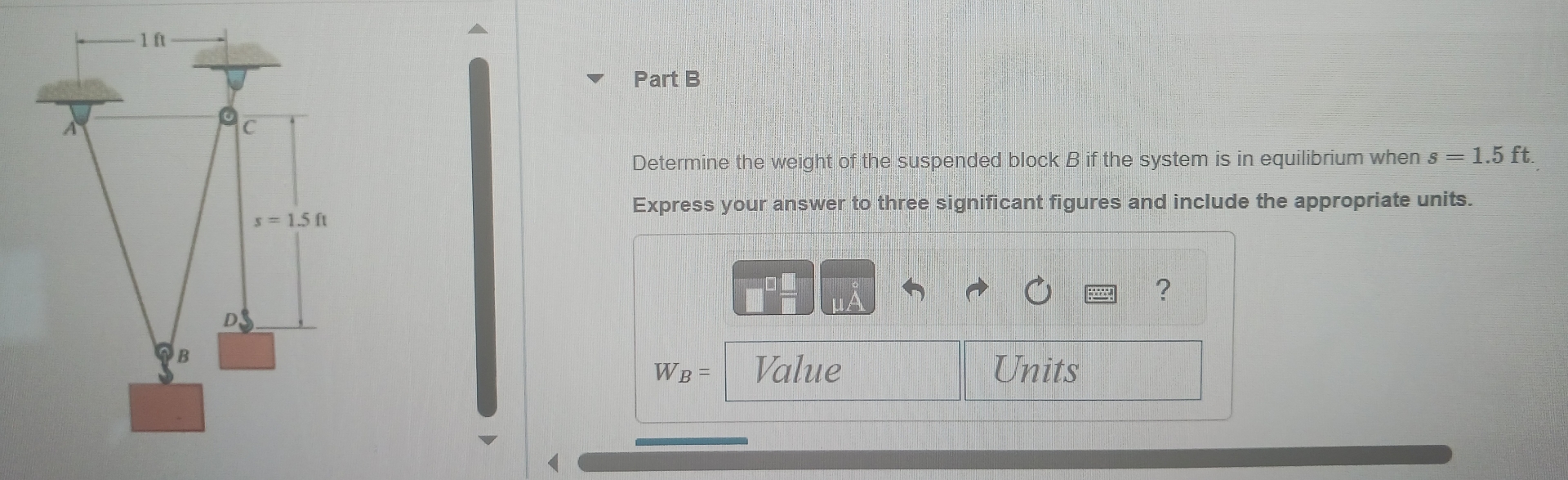Solved A scale is constructed with a 4-ft long cord and the | Chegg.com