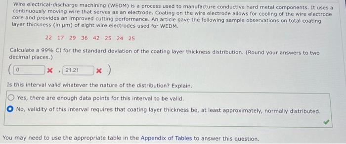 Wire electrical-discharge machining (WEDM) is a | Chegg.com
