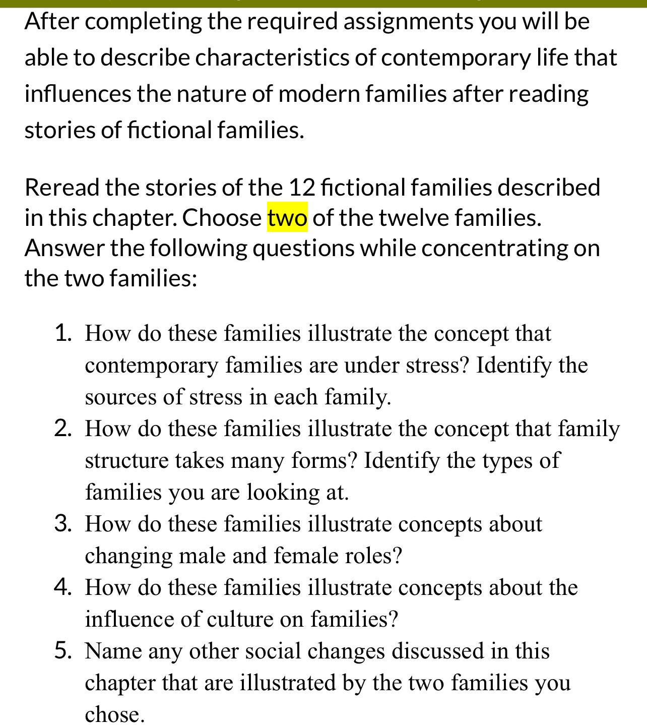 Solved After completing the required assignments you will be | Chegg.com