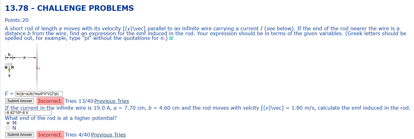 Solved 13.78 - ﻿PROBLEMAS DEL DESAFÍO Puntos: 20 ﻿Una | Chegg.com