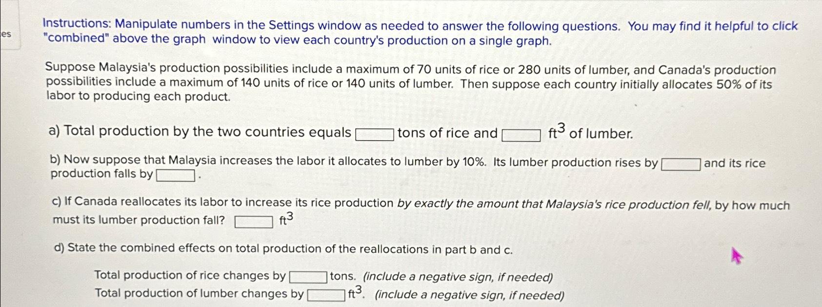 Solved Instructions: Manipulate numbers in the Settings | Chegg.com