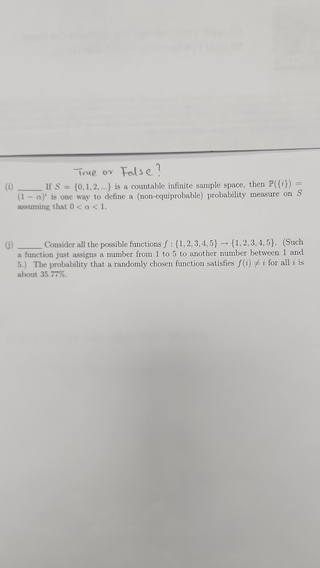 Solved (i) (1−a)2 is one way to define a (non-equiprobable) | Chegg.com