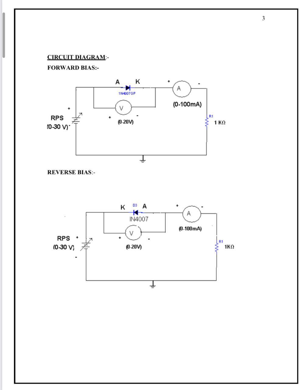 Solved 2 1. P-N JUNCTION DIODE CHARACTERISTICS AIM:-To | Chegg.com