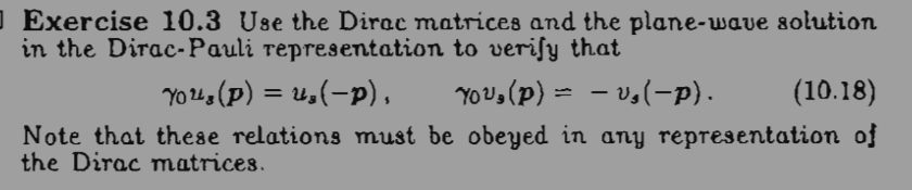 Solved Use the Dirac matrices and the plane-wave solution in | Chegg.com
