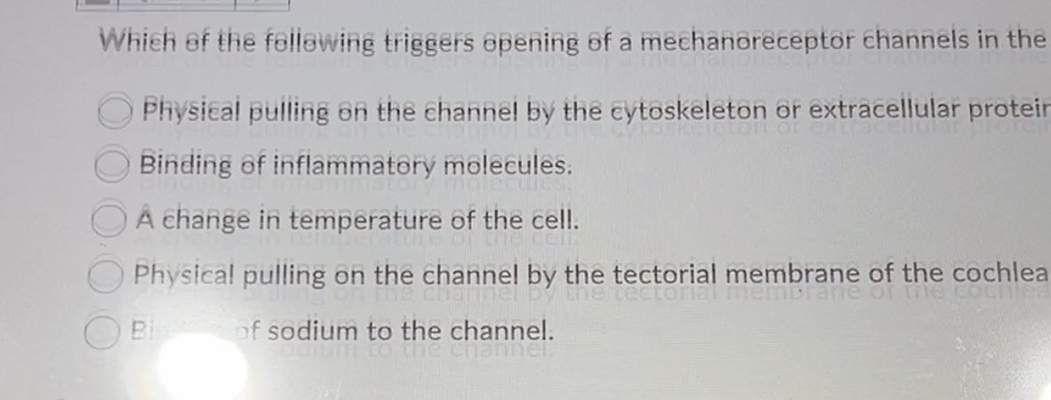 Solved Which of the foliowing triggers opening of a | Chegg.com