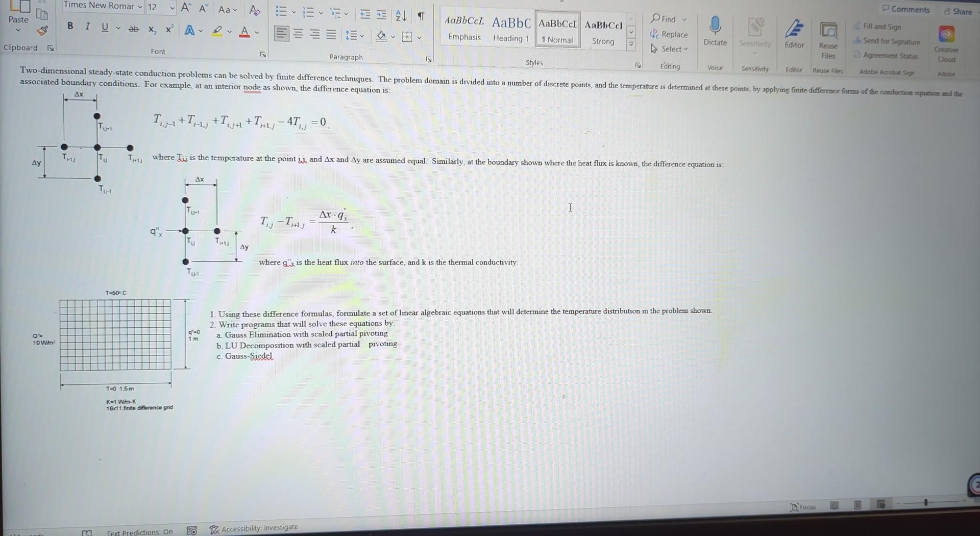 Solved Ti,j−1+Ti−1,j+Ti,j+1+Ti+1,j−4Ti,j=0 where Tij is the | Chegg.com