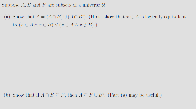 Solved Please write a proof for the following problem, and | Chegg.com
