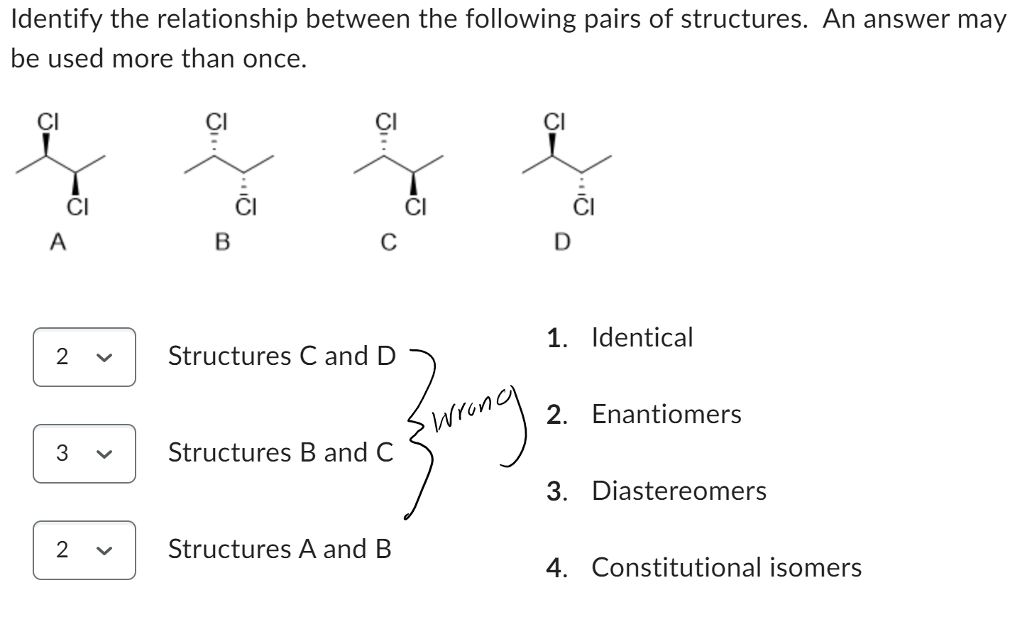 Solved Identify the relationship between the following pairs | Chegg.com