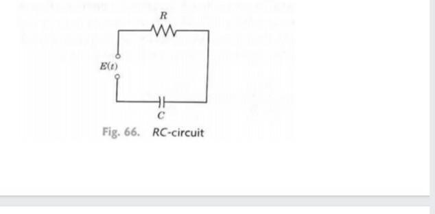 Solved 3. (RC-circuit) Model the RC-circuit in Fig. 66. Find | Chegg.com