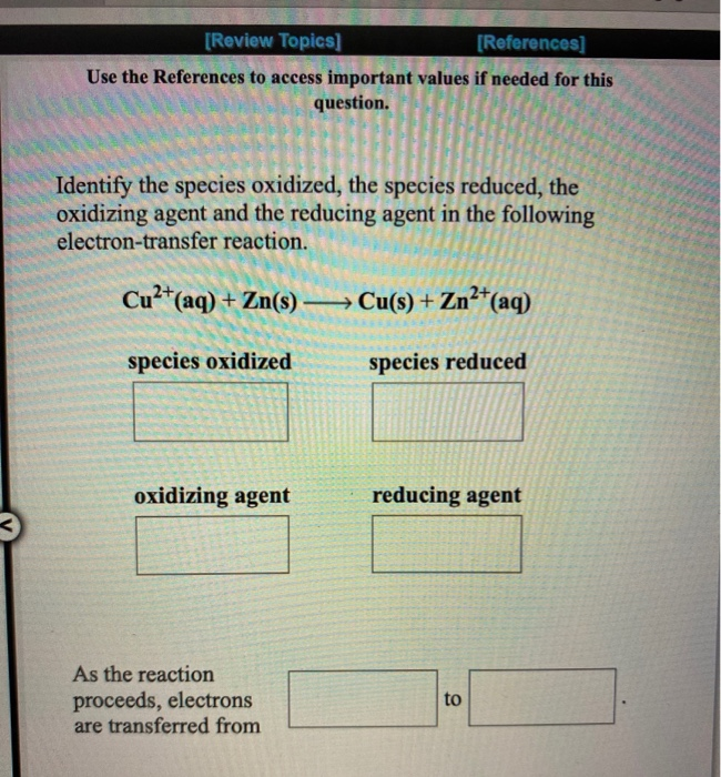 Solved [Review Topics] [References] Use the References to | Chegg.com