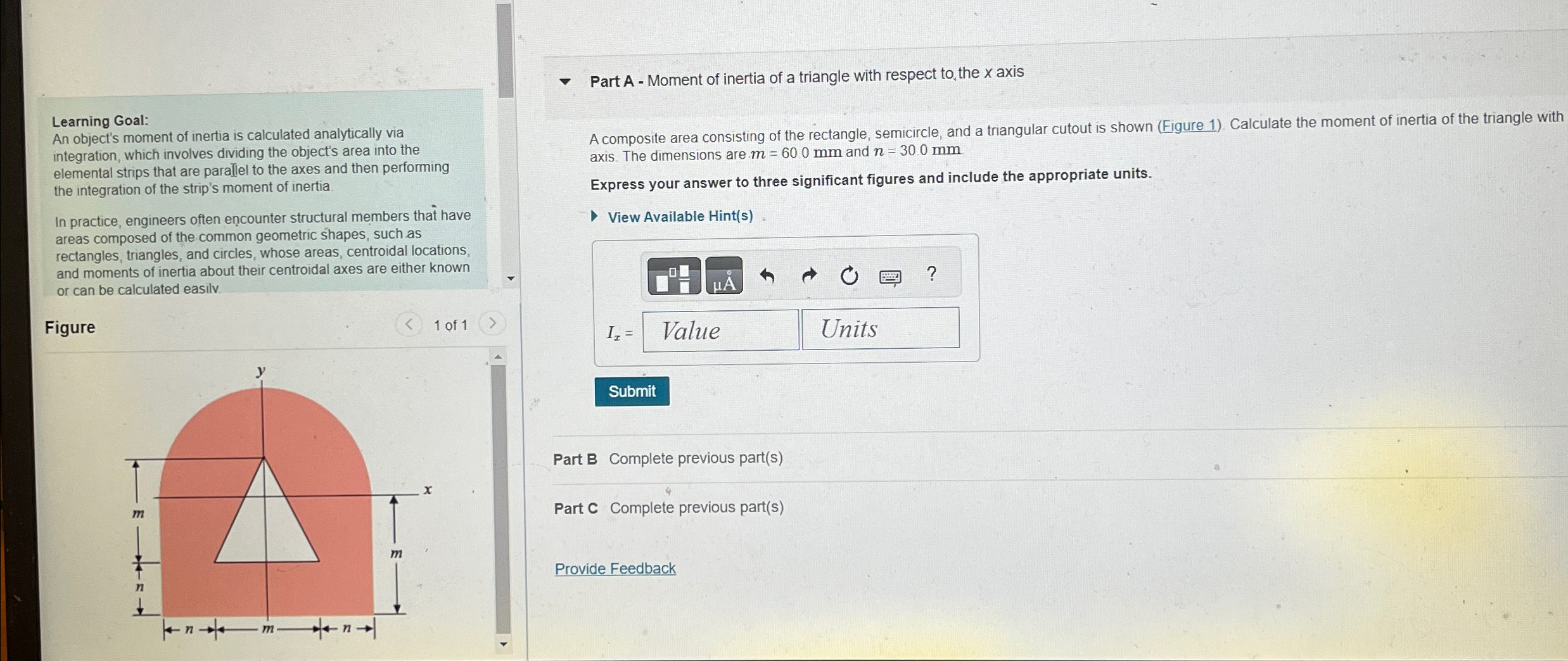 Solved Learning Goal:An object's moment of inertia is | Chegg.com
