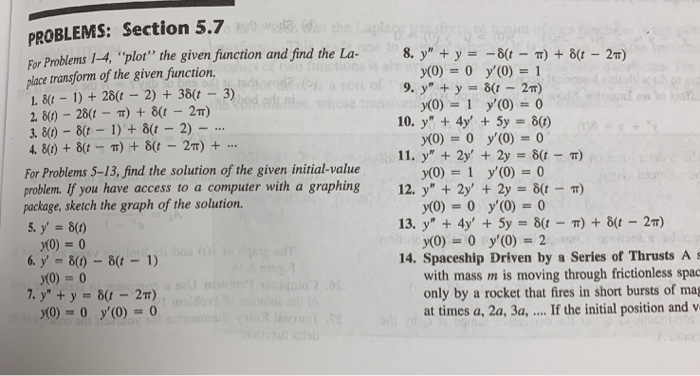 Solved PROBLEMS: Section 5.7 Par Problems 1-4, Solved PROBLEMS: Section 5.7 Par Problems 1-4,