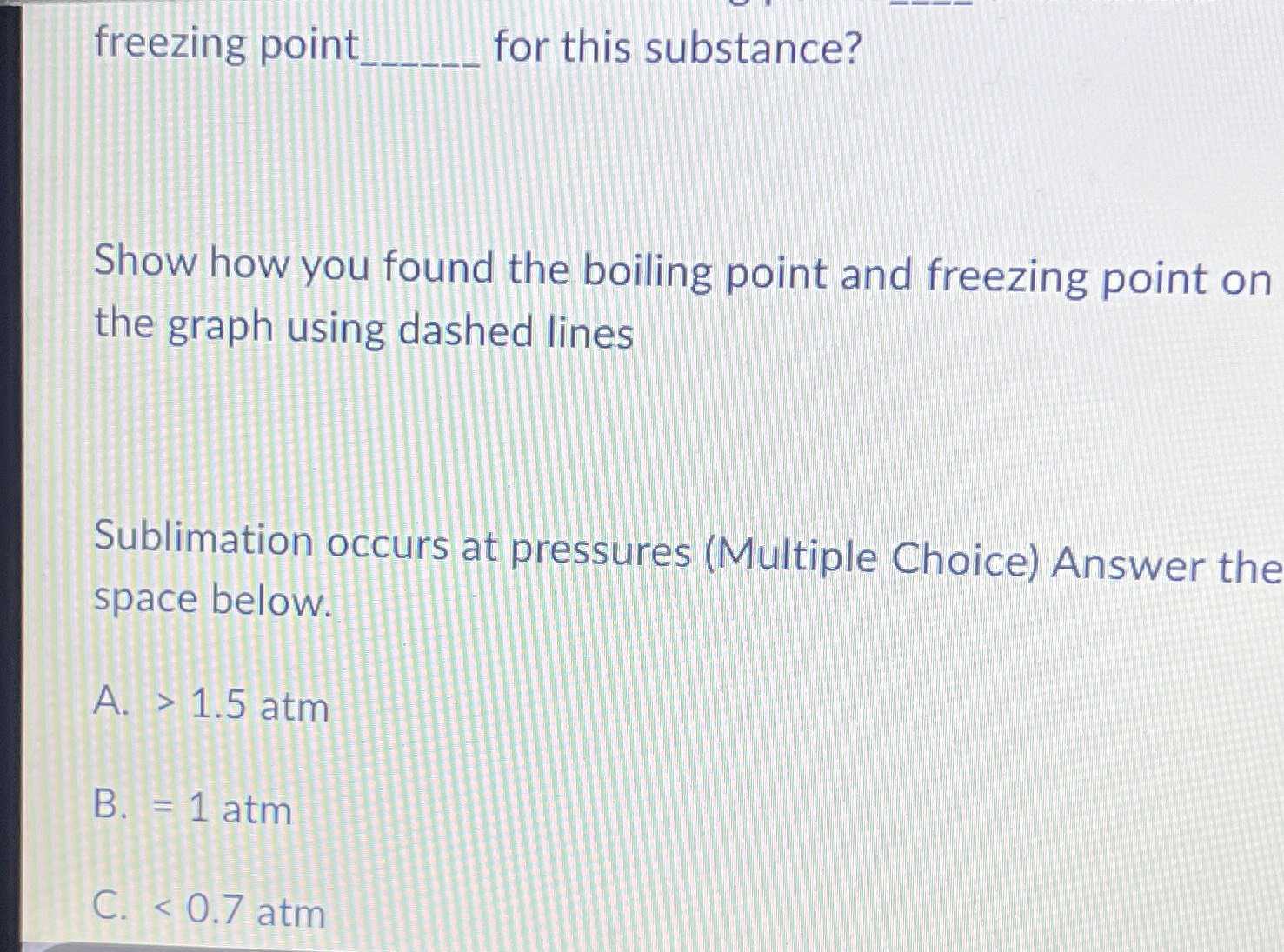Label solid, liquid, and gas phase on the diagram. | Chegg.com