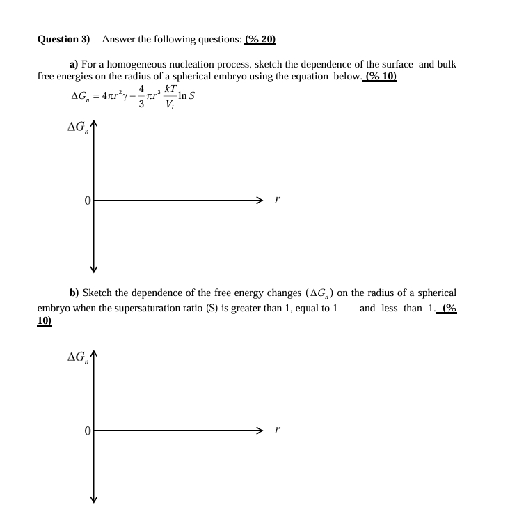 Solved Question 3) ﻿Answer the following questions: (%20)a) | Chegg.com