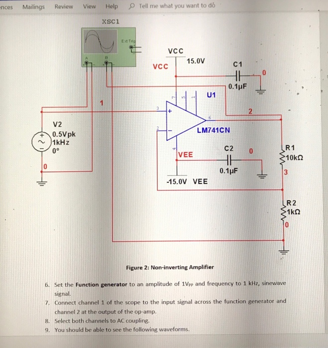 Solved EGR255 Lab 5 Op-Amp Circuits-Different Modes - | Chegg.com