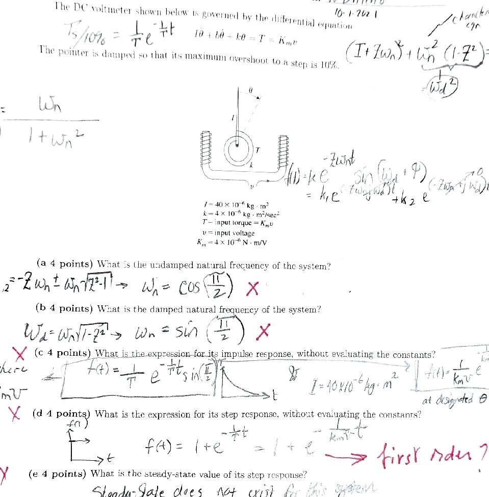 Solved 10.-2021 The DC voltmeter shown below is governed by | Chegg.com