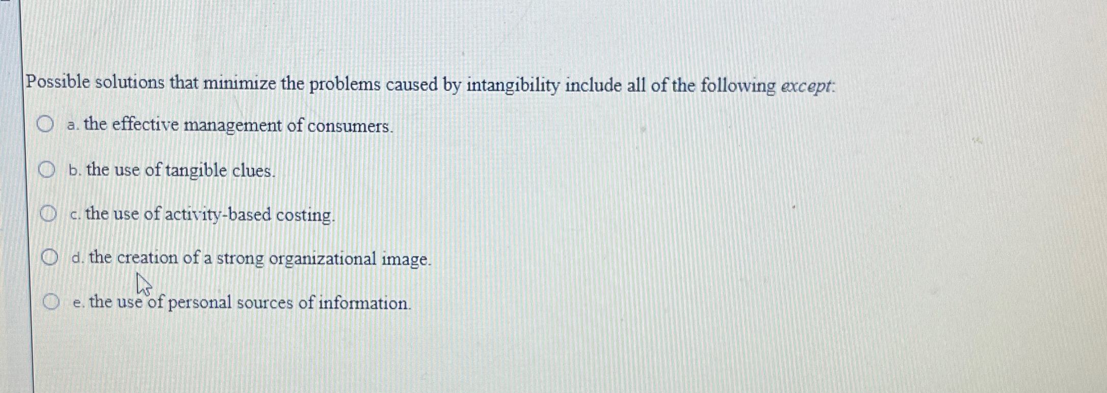 Solved Possible solutions that minimize the problems caused | Chegg.com