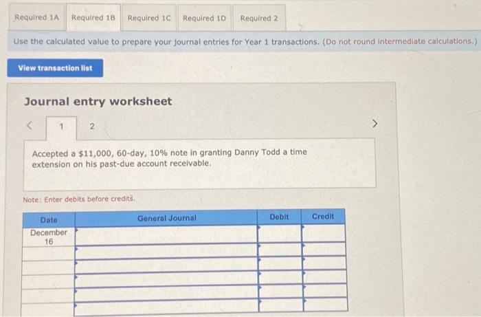 Solved Use those calculated values to prepare your journal | Chegg.com