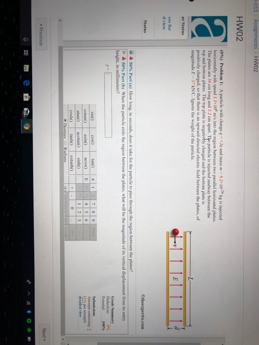 Solved 0-011 > Assignments > HW02 HWO2 (0%) Problem 1: A | Chegg.com