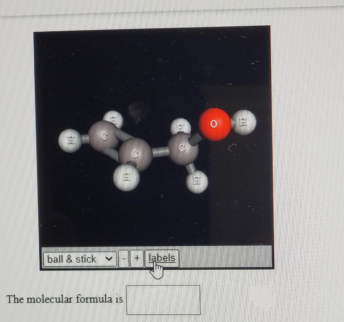 Solved enter the molecular formula using subscripts and | Chegg.com