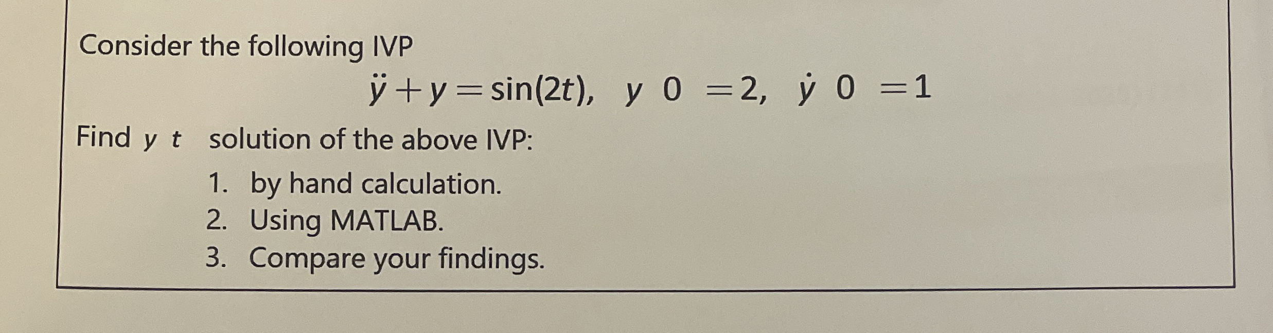 Consider the following | Chegg.com