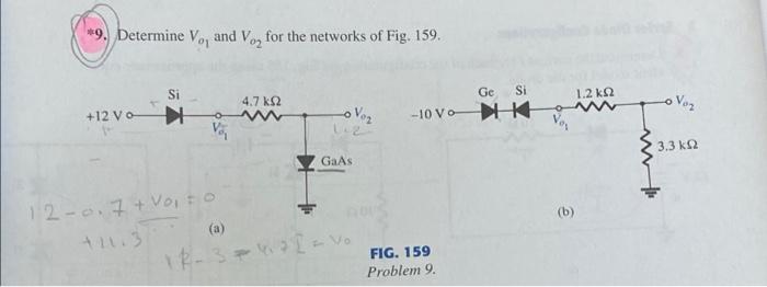 Solved *7. Determine the level of V. for each network of | Chegg.com