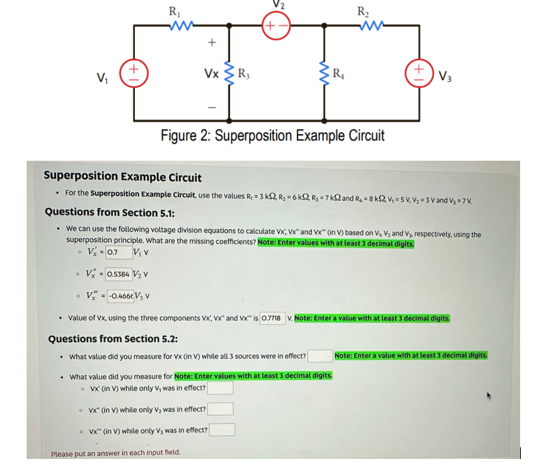 do ﻿theoretically and also on ﻿MUltisim Superposition | Chegg.com
