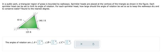 Solved Use Heron's formula to find the area of the triangle | Chegg.com