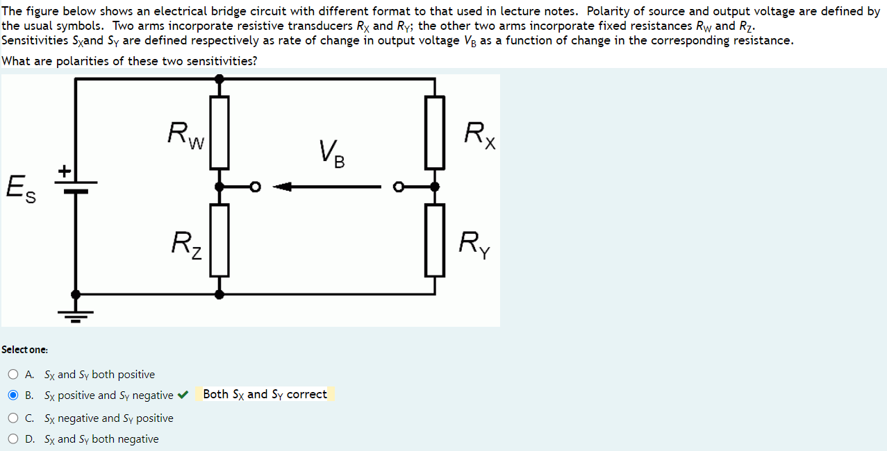 Solved The figure below shows an electrical bridge circuit | Chegg.com