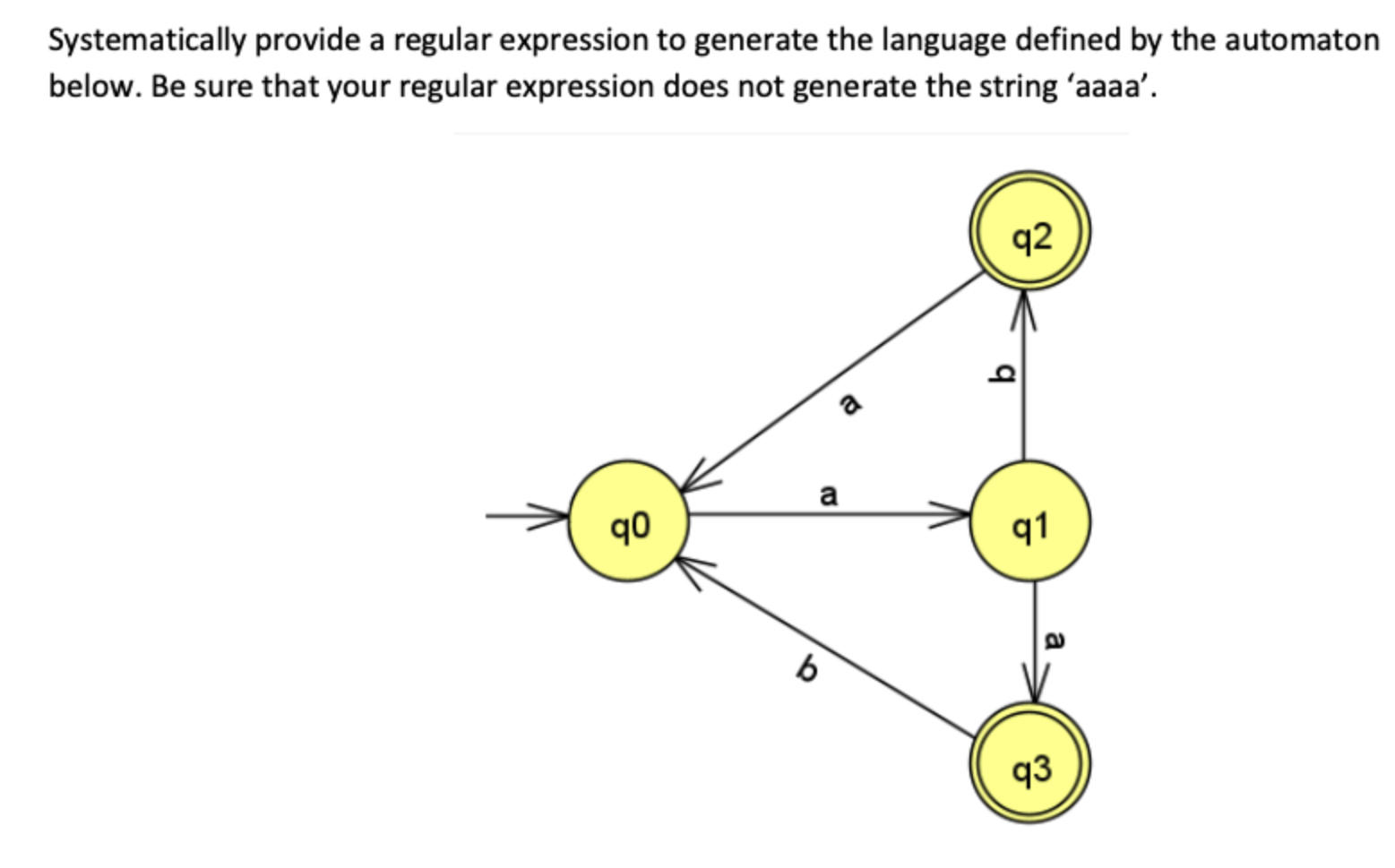 Systematically provide a regular expression to | Chegg.com