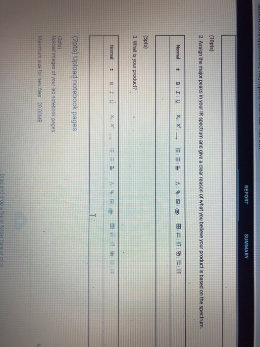 Solved The Pinacol Rearrangement Data And Lab Report | Chegg.com