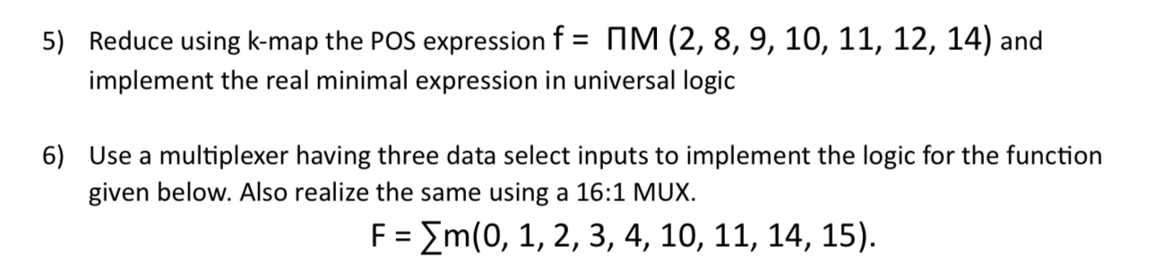 Solved Reduce using k-map the POS expression | Chegg.com