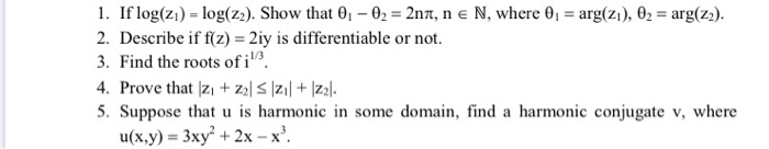 Solved 1. If log(21) = log(22). Show that 01-02 = 2n1, n € | Chegg.com