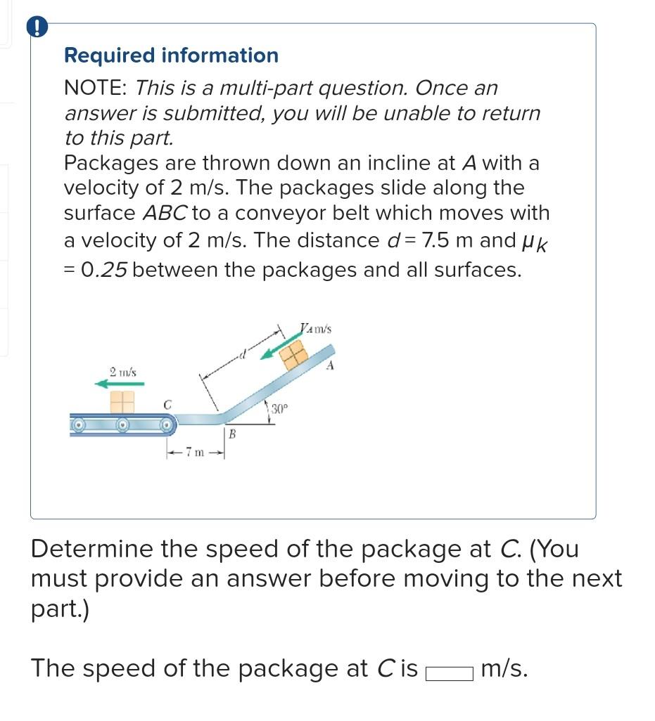 Solved Required information NOTE: This is a multi-part | Chegg.com