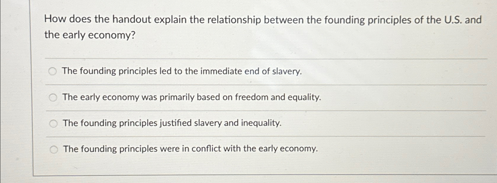 Solved How does the handout explain the relationship between | Chegg.com