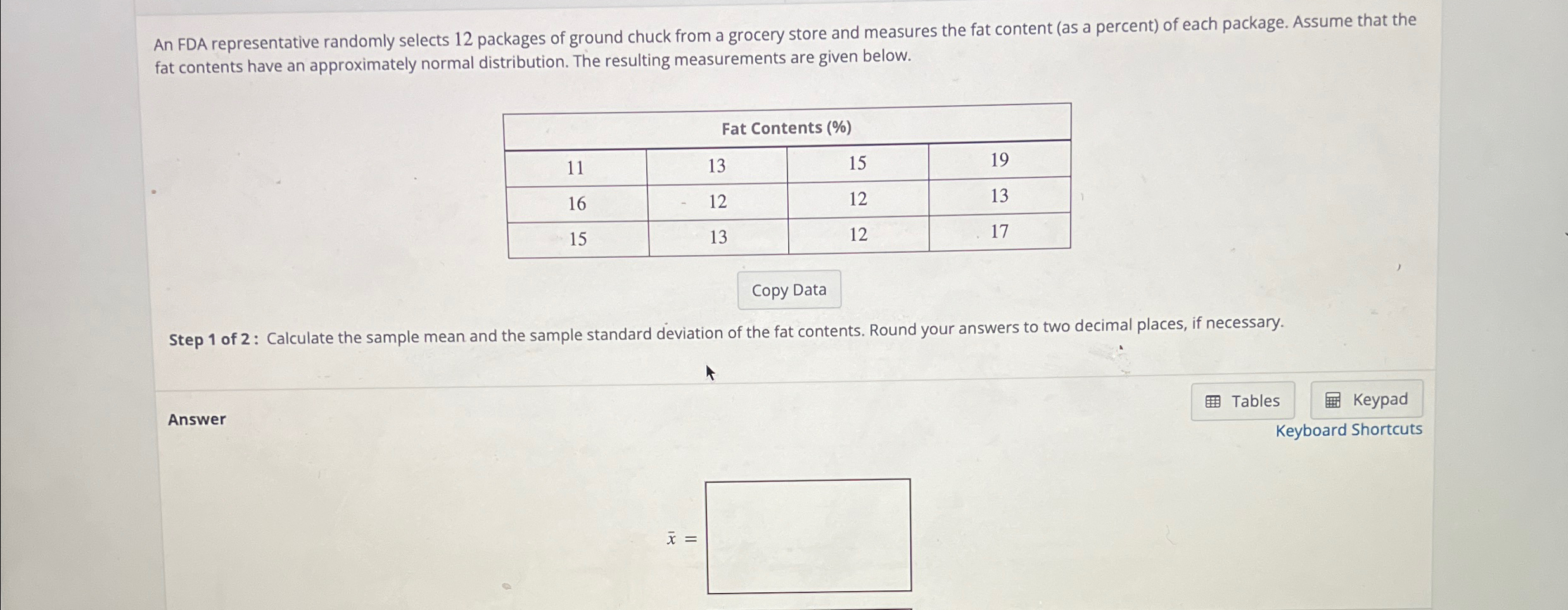 Solved An FDA representative randomly selects 12 ﻿packages | Chegg.com