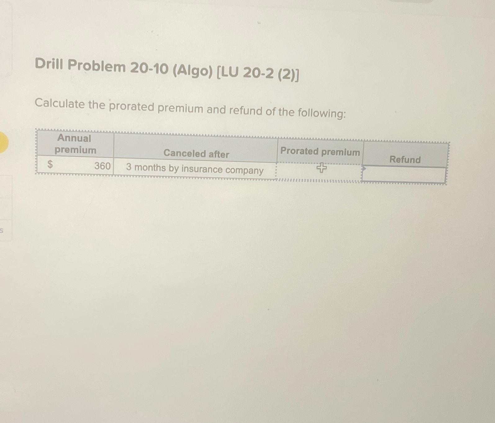 Solved Drill Problem 20-10 (Algo) [LU 20-2 (2)]Calculate the | Chegg.com