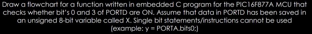 Solved Draw a flowchart for a function written in embedded C | Chegg.com