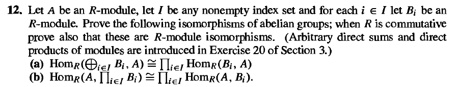 Solved Let A ﻿be an R-module, let I be any nonempty index | Chegg.com