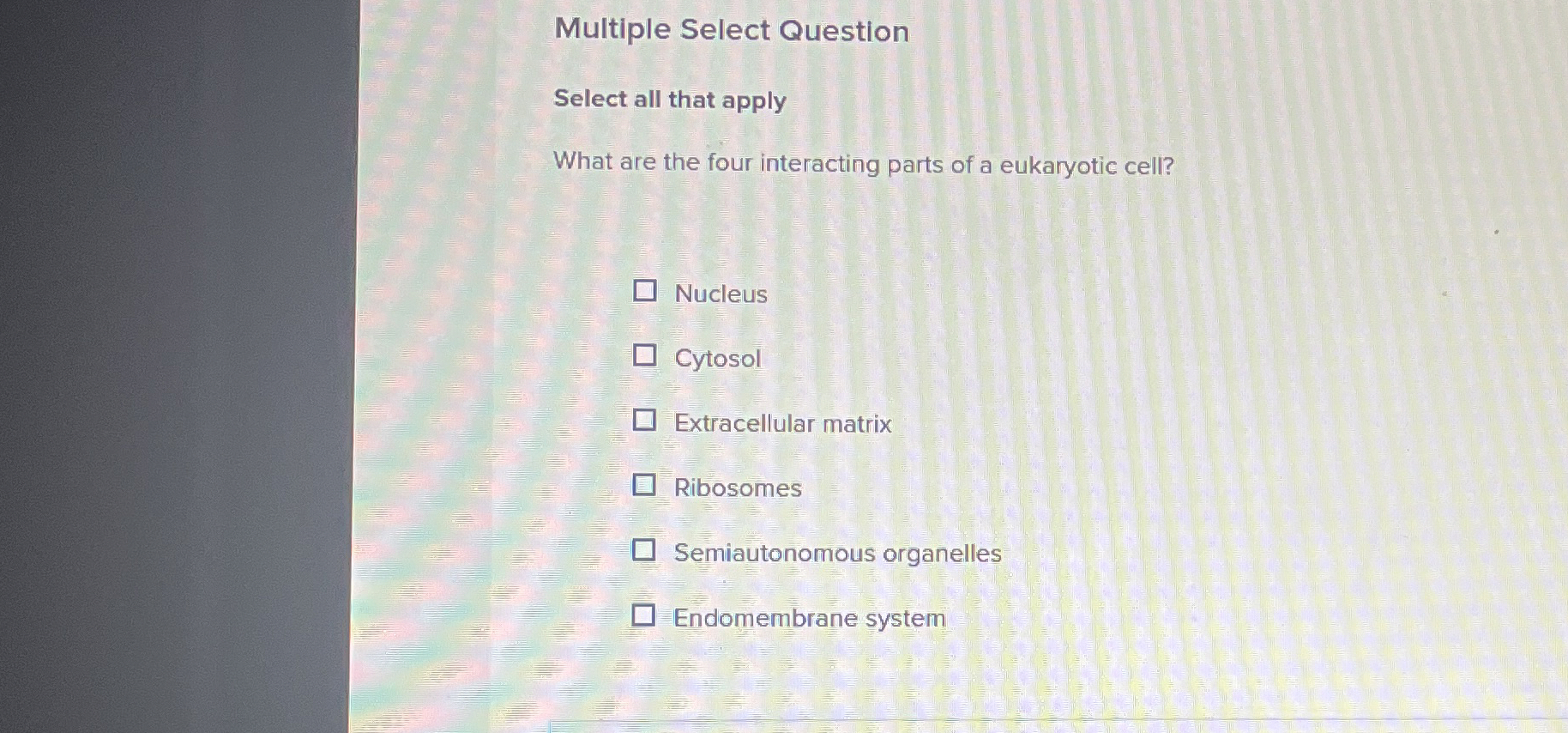 Solved Multiple Select QuestionSelect all that applyWhat are | Chegg.com