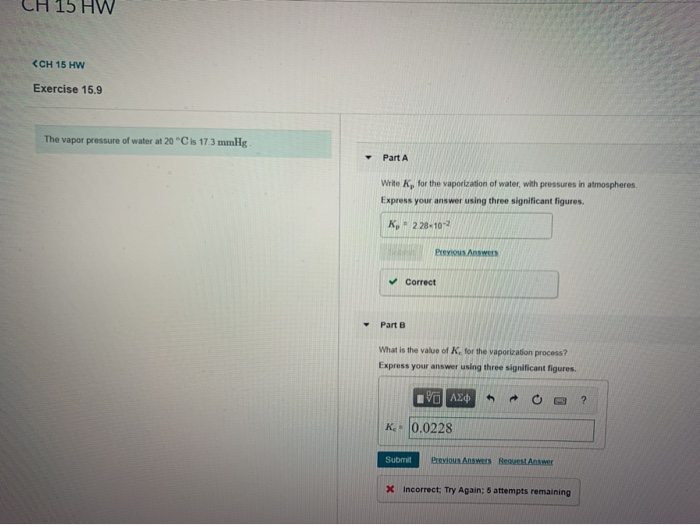 Solved CH 15 HW | Chegg.com