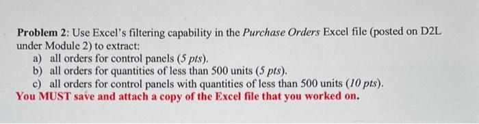 Solved Purchase Orders | Chegg.com