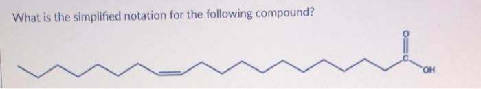Solved What is the simplified notation for the following | Chegg.com