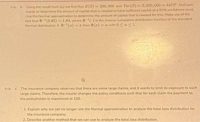 A problem on actuarial science.Please try as hard as | Chegg.com
