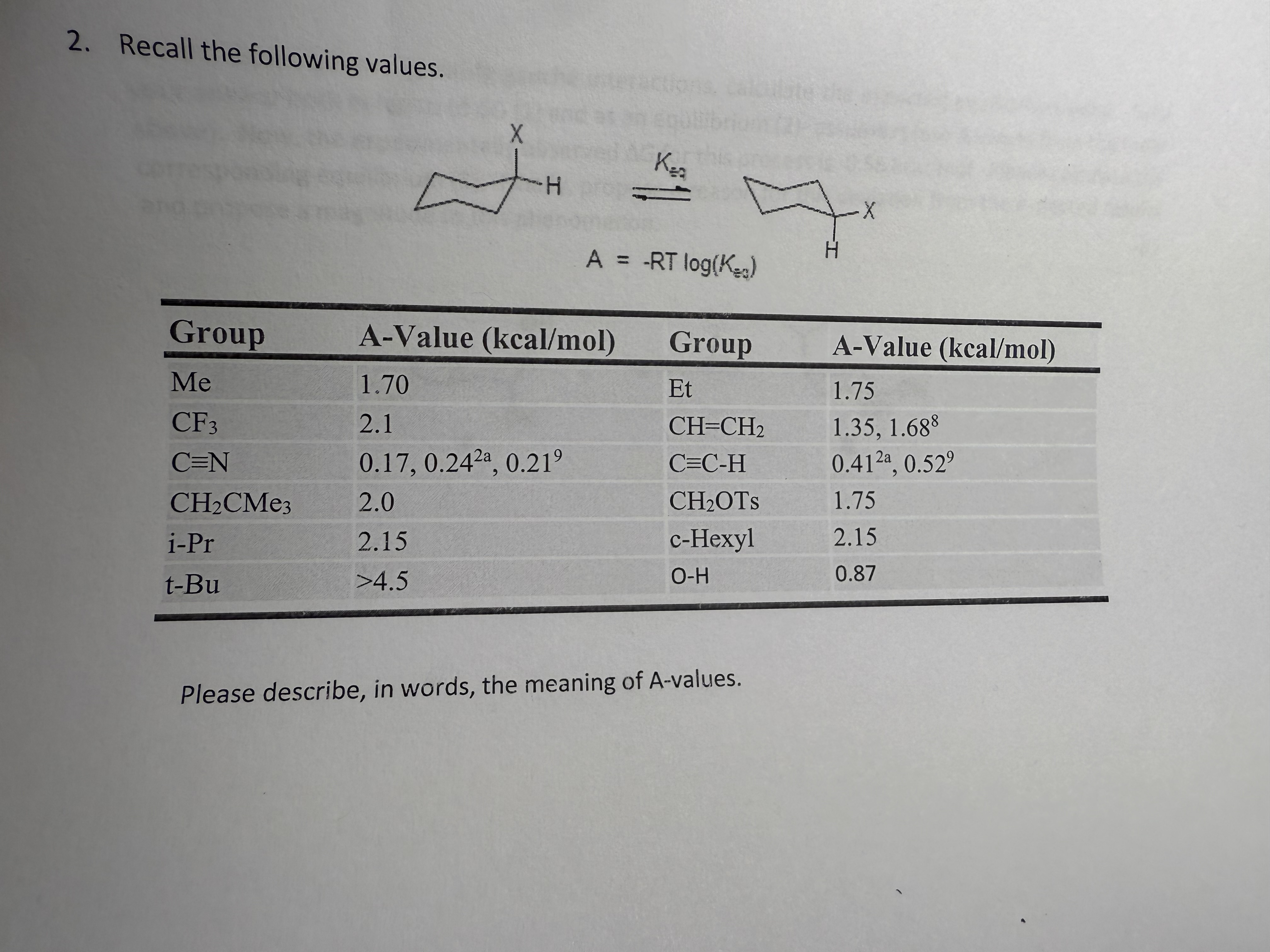 Solved Recall the following | Chegg.com