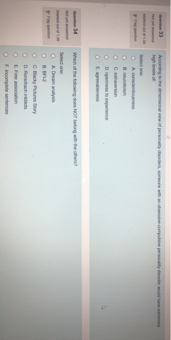 Question 36 The assumption underlying the Blacky | Chegg.com