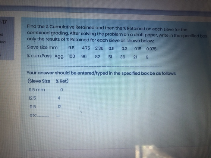 Solved ded Find the % Cumulative Retained and then the % | Chegg.com