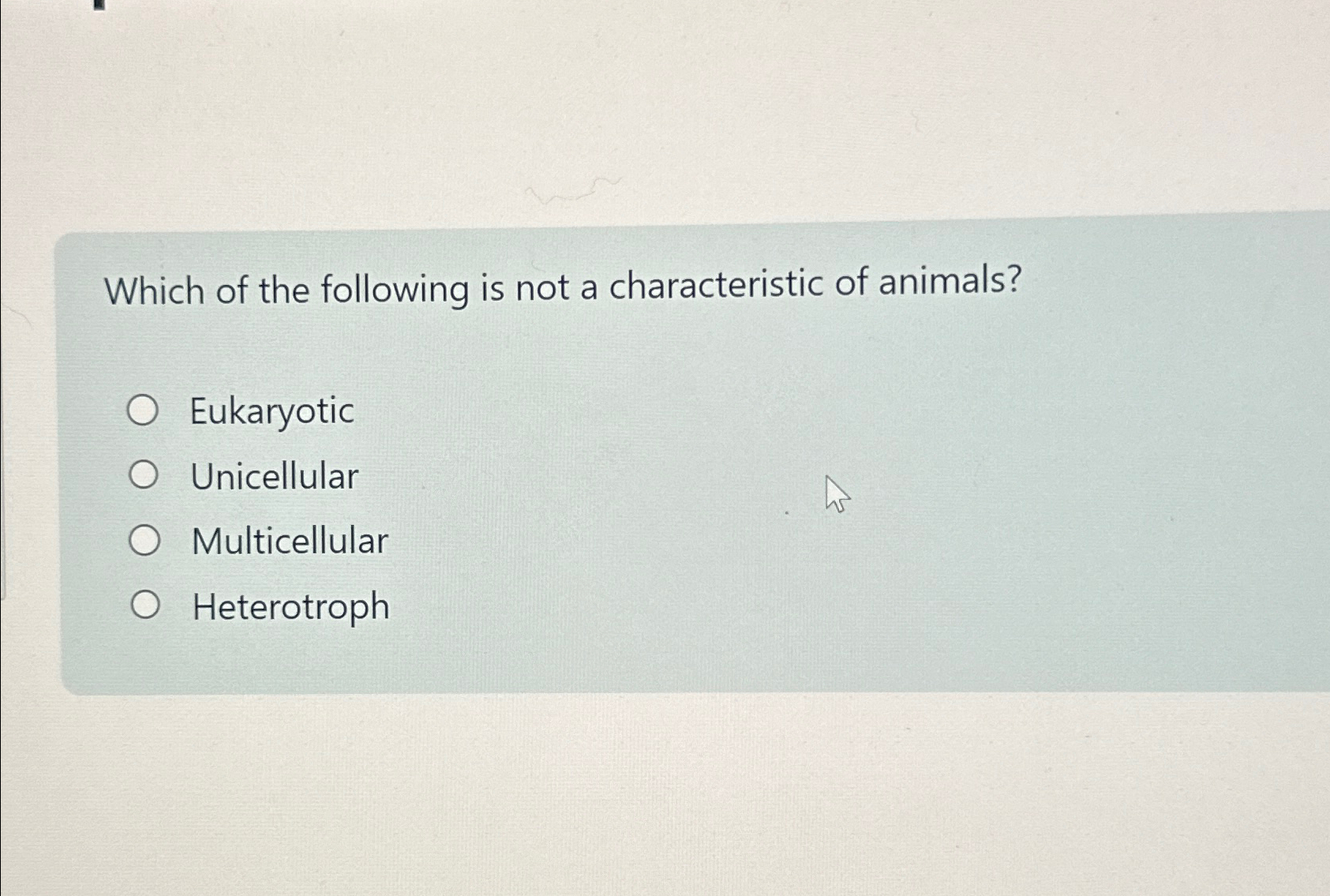 Solved Which of the following is not a characteristic of | Chegg.com