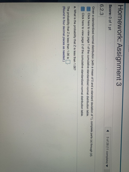 Solved Homework Assignment 3 Score 0 Of 1 Pt 3 Of 28 11
